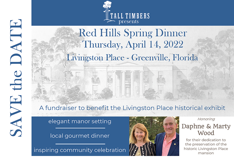Support the Red Hills Spring Dinner - Tall Timbers