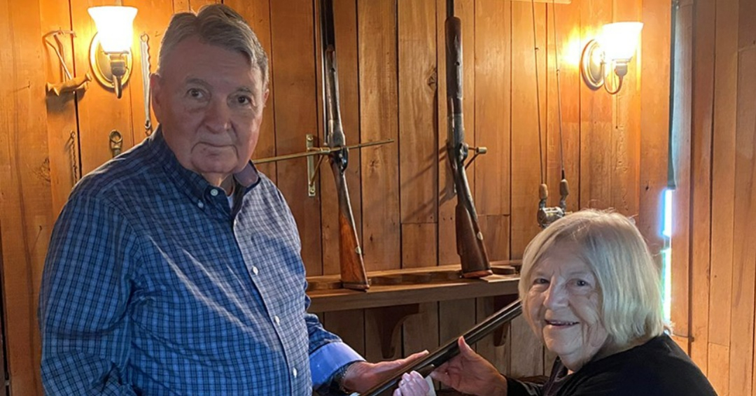 Donated Shotgun Added to Beadel House Gun Rack - Tall Timbers